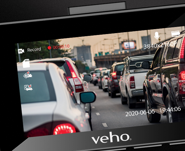 Muvi KZ-2 Pro Drivecam 4K Dashcam - Veho Lifestyle Store Nederlands